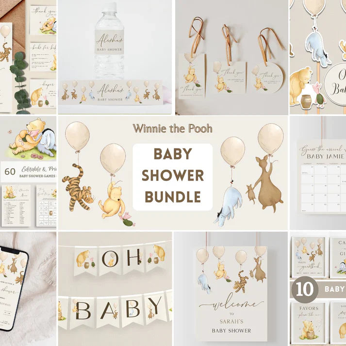 Baby Shower Decorations - Printable & Editable Templates – Big Day Out
